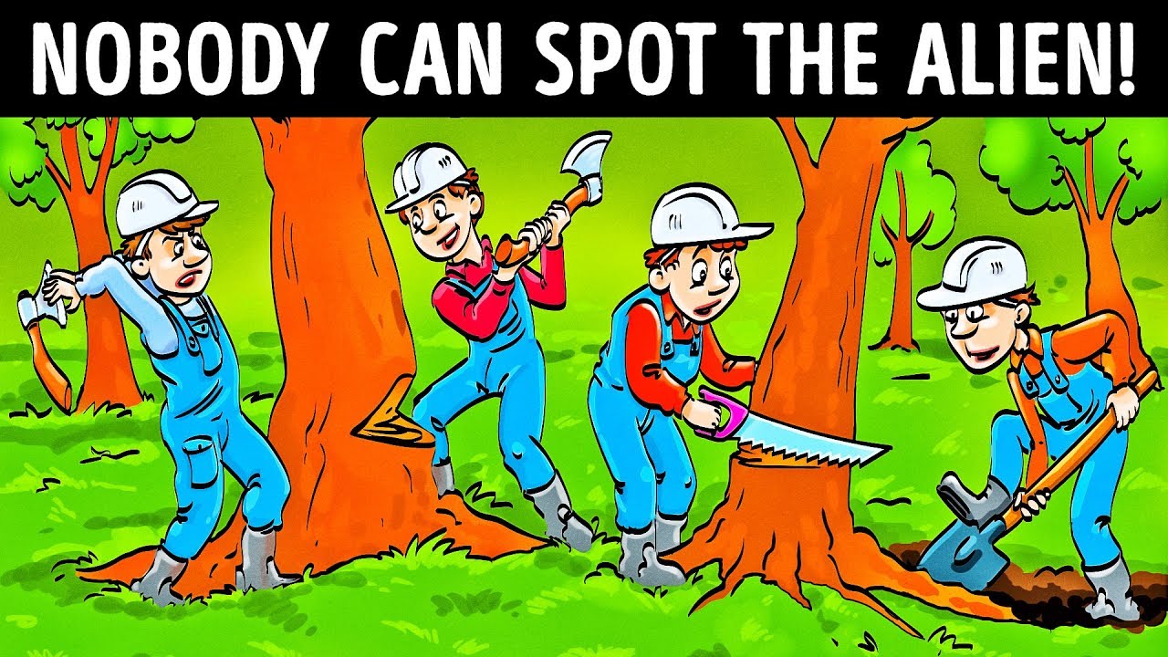 17 Tricky Pictures And Crime Riddles To Train Your Brain Speed - YouTube