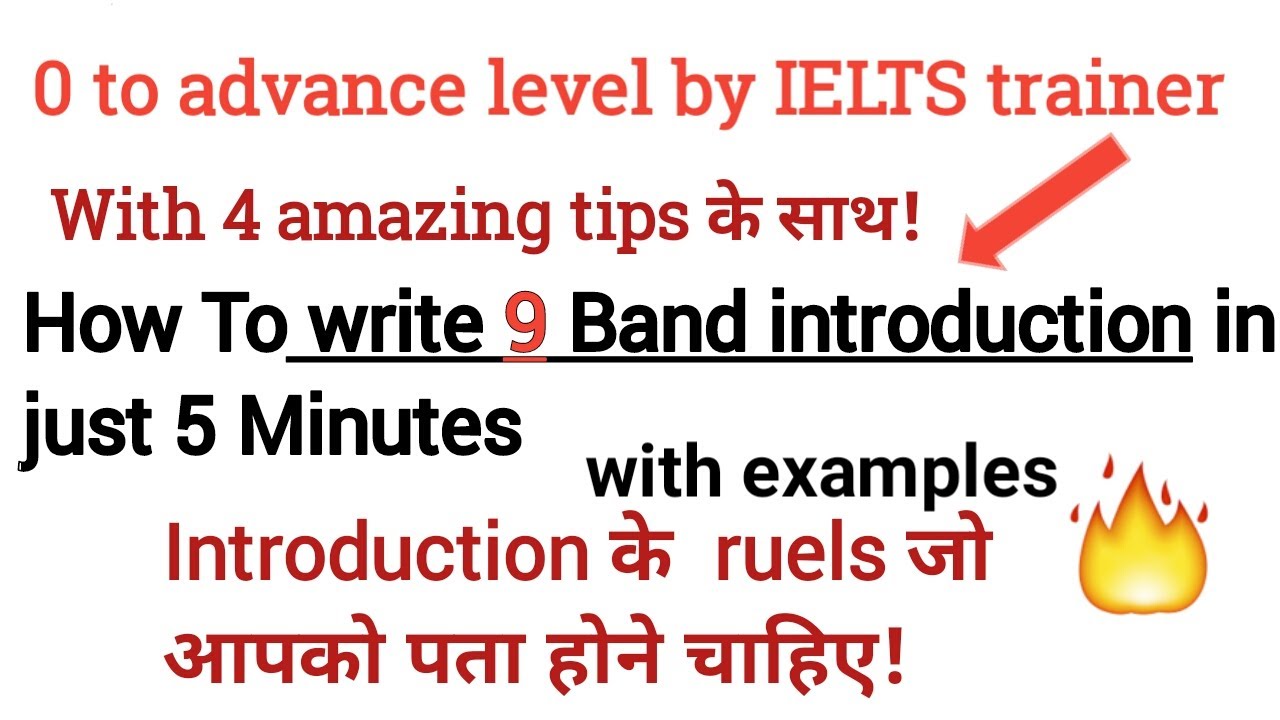 How to write 9 Band Introduction in writing task 2. Write introduction ...