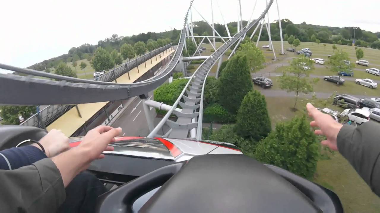 Silver Star Roller Coaster POV Europa Park - YouTube