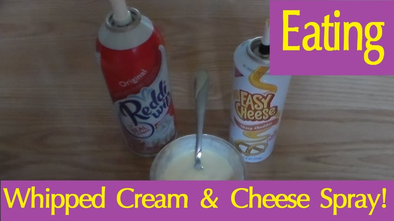 BuggStudios | Challenges | Eating Whipped Cream & Cheese Spray!!! - YouTube