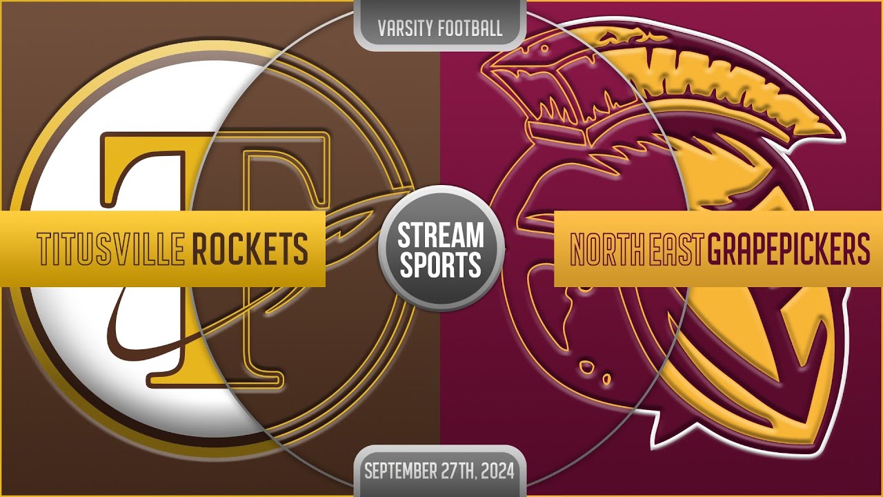 Titusville Rocket Football 2024 - Week 6 @ North East Grape Pickers ...