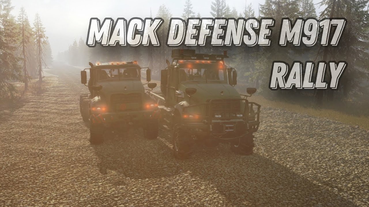 Mack Defense M917 - Rally / Snowrunner / Автомобили из игр - YouTube