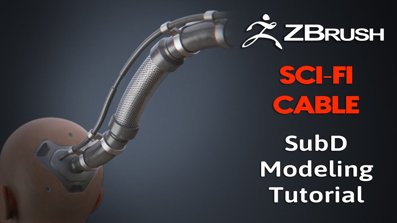 Zbrush Modeling Tutorial | Sci-Fi Cable - YouTube