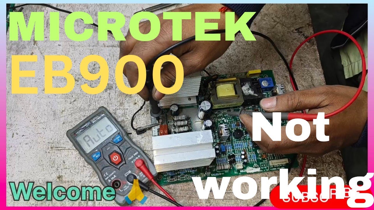 Microtek EB900 main ic not working 💯! Microtek Invaratar charging ...