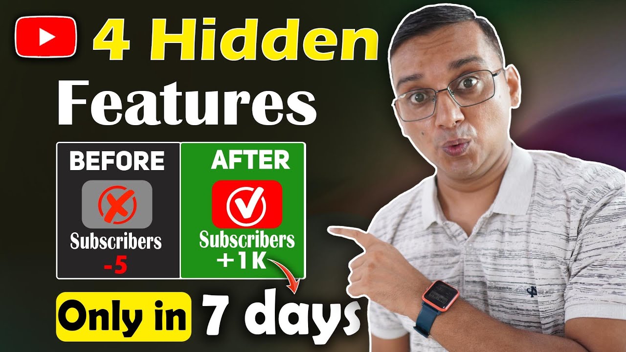 4 HIDDEN Features on YouTube to Increase SUBSCRIBERS | How to Get More Subscribers on YouTube ...