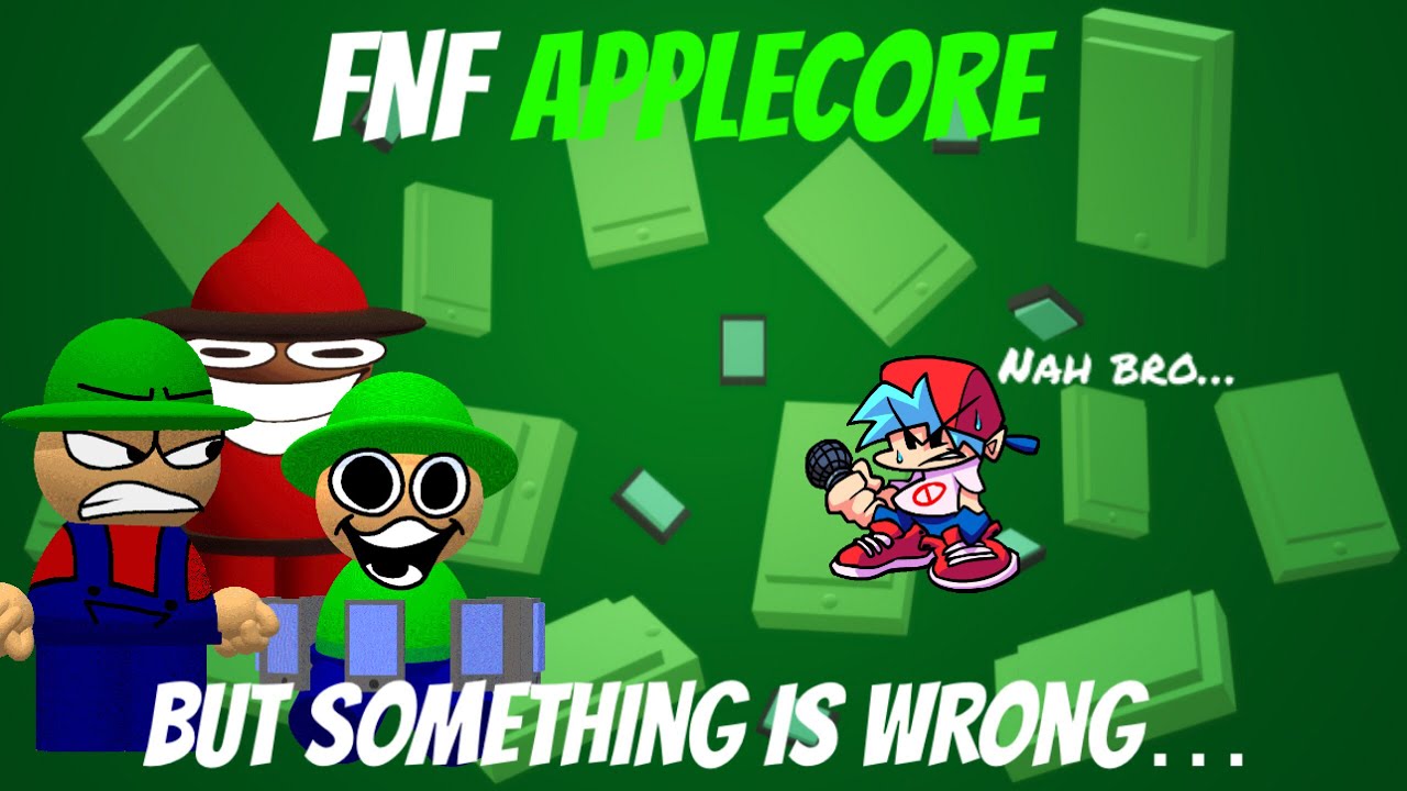 FNF Applecore but something is wrong… - YouTube