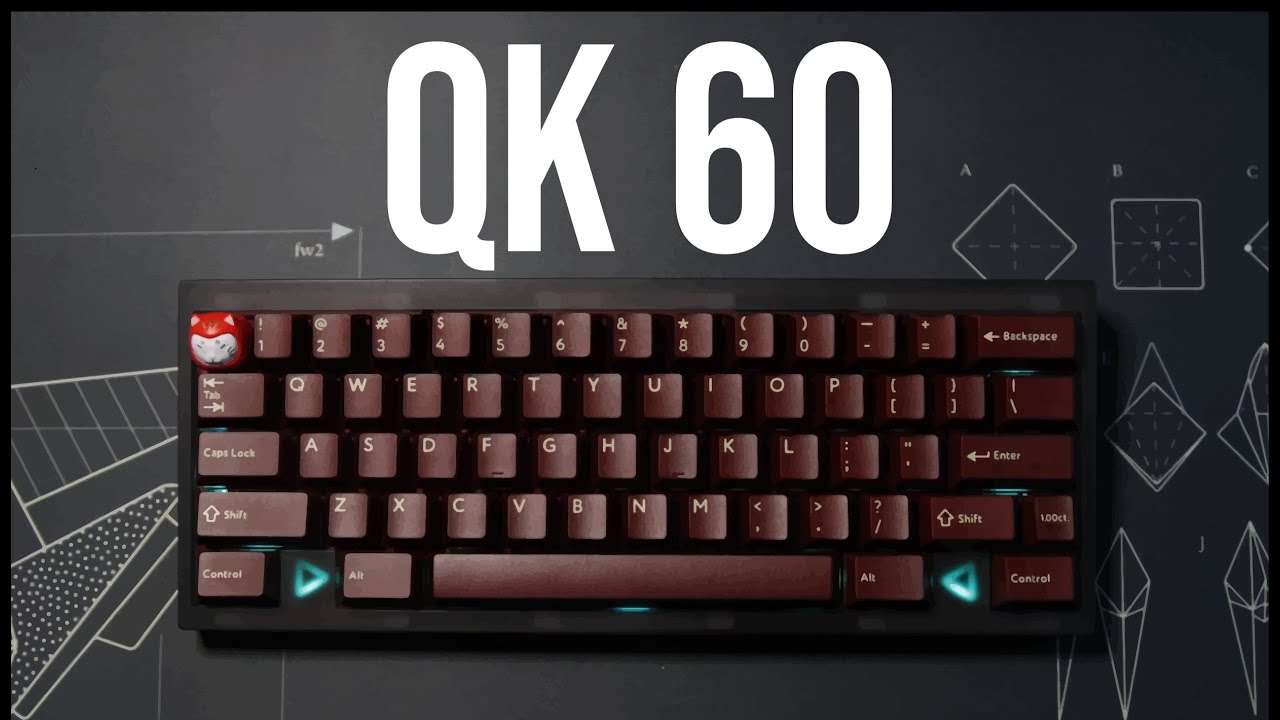 I promise this will be my last mechanical keyboard "QK 60" - YouTube