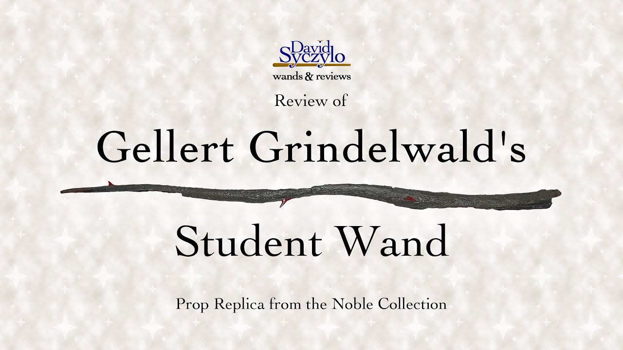 Gellert Grindelwald Wand - The Noble Collection - YouTube