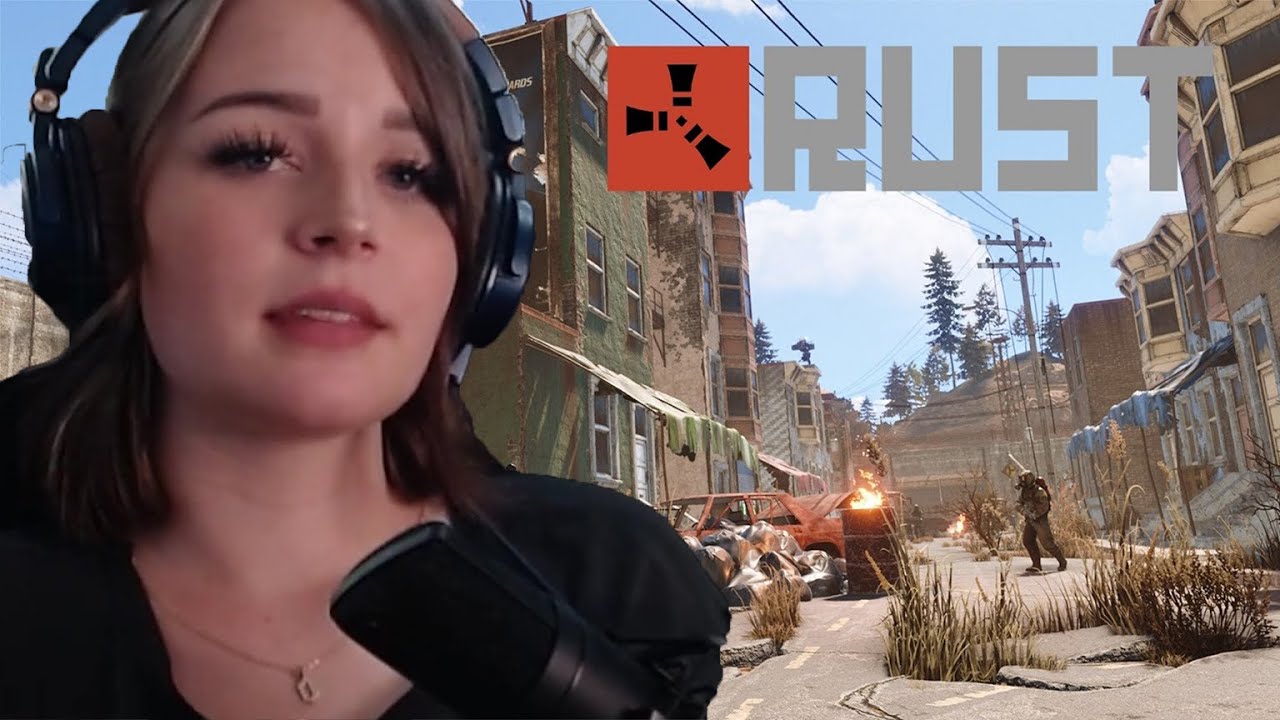 When a GIRL plays rust - YouTube