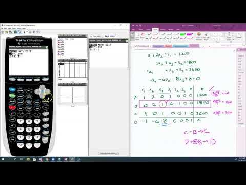Simplex with Calculator Assistance - YouTube