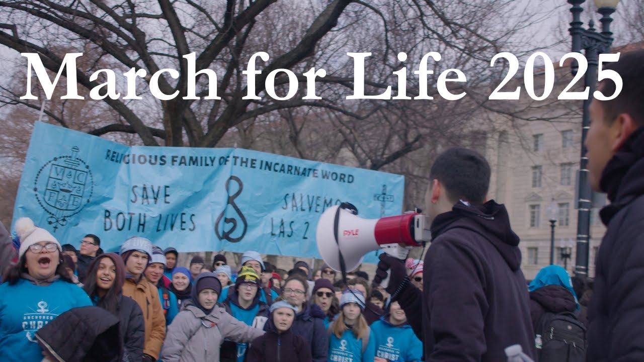 March For Life 2025 with the Institute of the Incarnate Word - YouTube