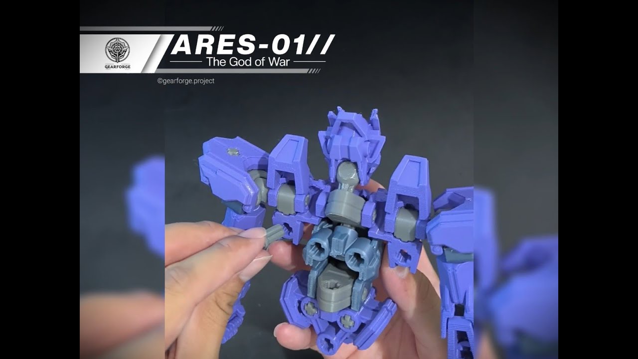 ARES-01 Assembly Tutorial || Gearforge Modular Mecha Guide - YouTube