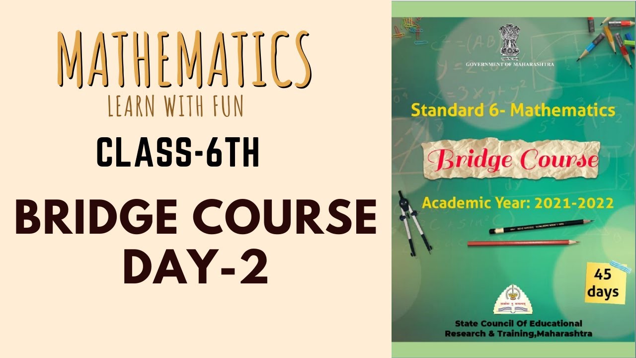 Class-6th | Mathematics | Bridge Course (Day-2) by M. V. Deshmukh Sir ...
