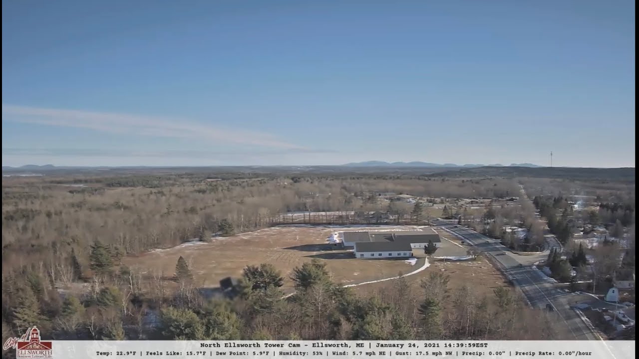 City of Ellsworth, Maine - North Ellsworth Tower Cam - YouTube
