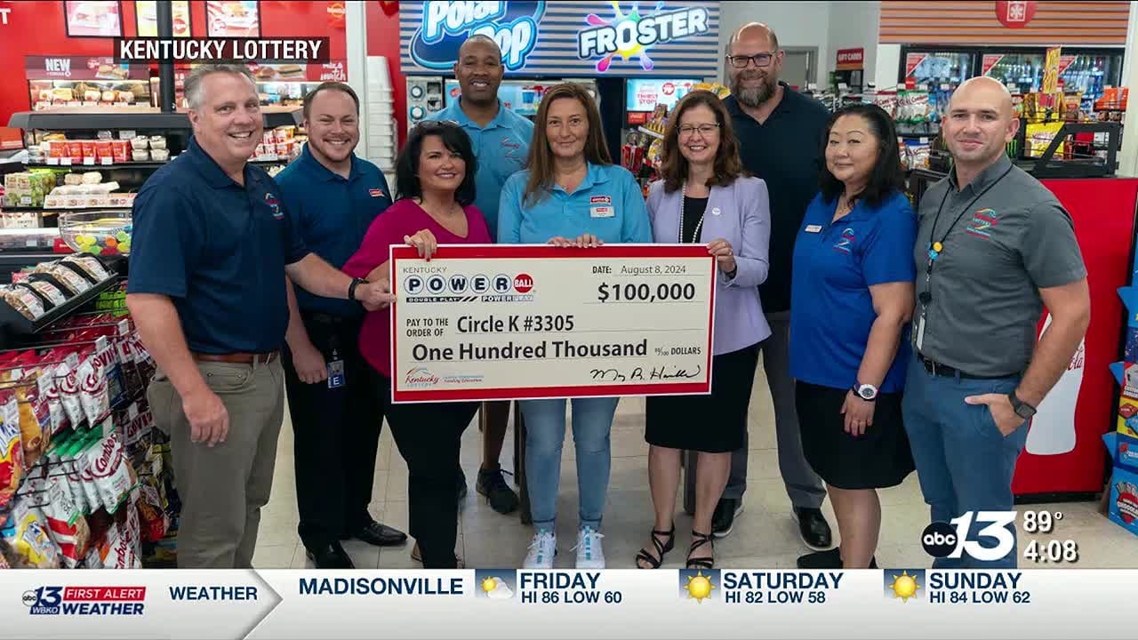 Kentucky Lottery celebrates first $10 Million Powerball Double Play ...
