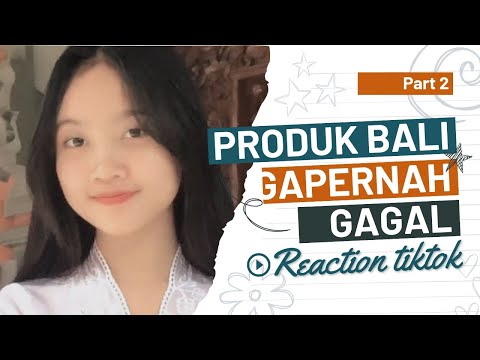 Produk Bali Gapernah Gagal !!! | Reaction Tiktok Part#2