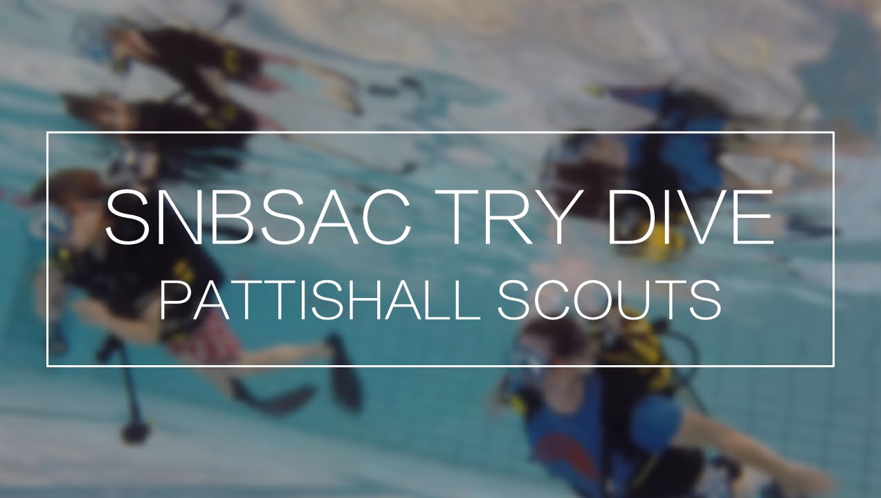 Pattishall Scouts Try Dive - SCUBA Diving - SNBSAC - YouTube