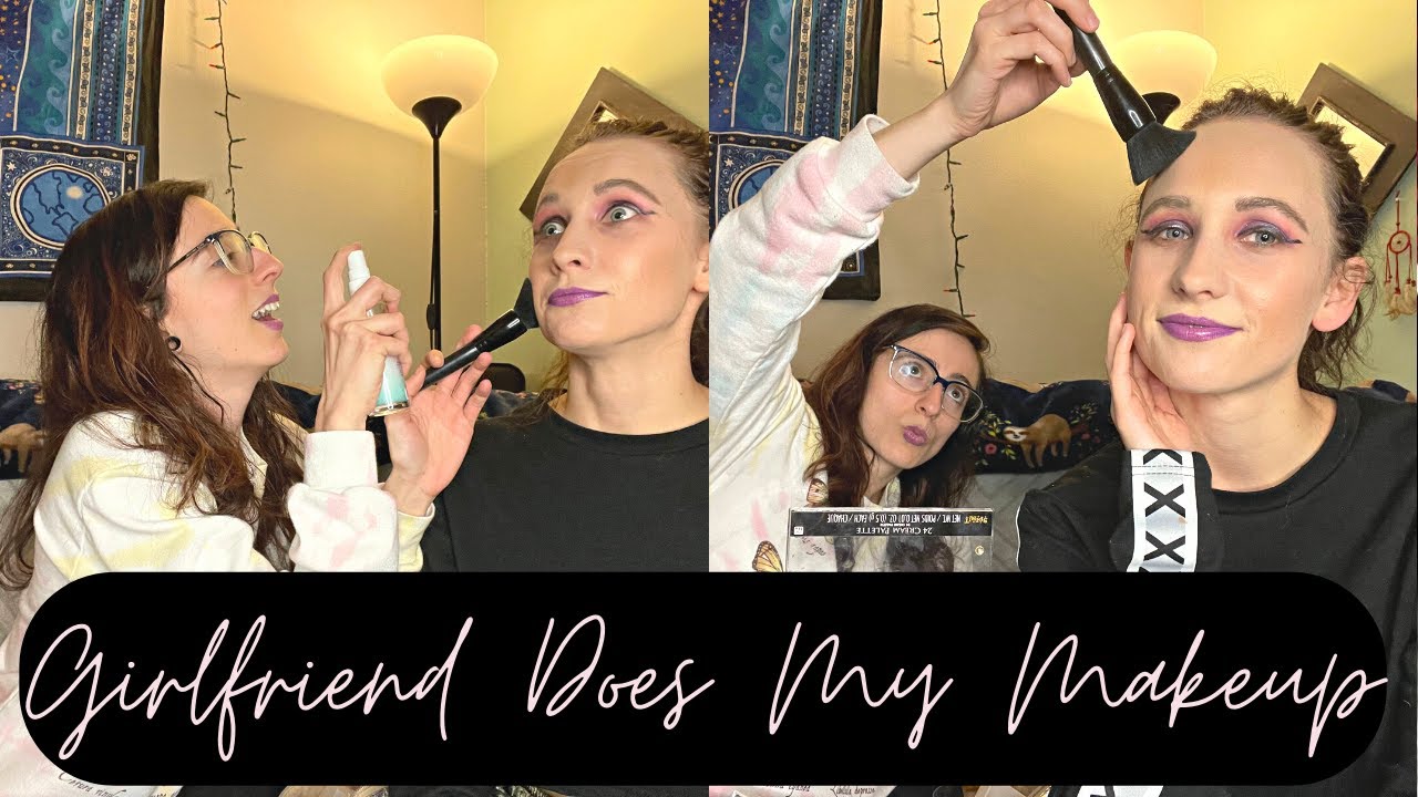 My Girlfriend Does My Festival Makeup *SO CUTE* - YouTube