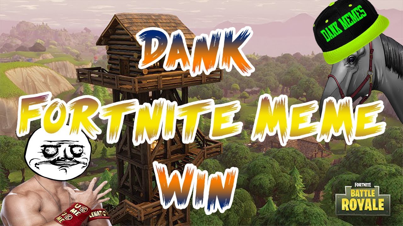 Fortnite Dank Memes Help Win Game! - YouTube