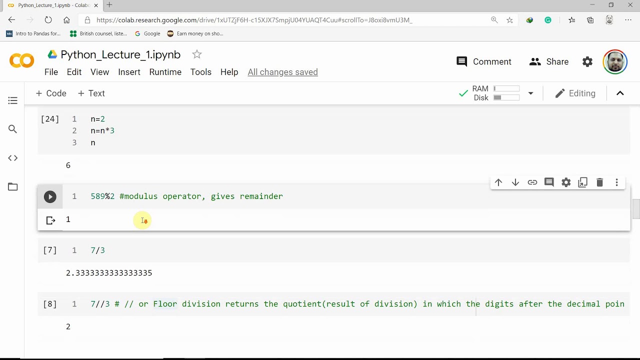 Lecture 1python Basics Youtube