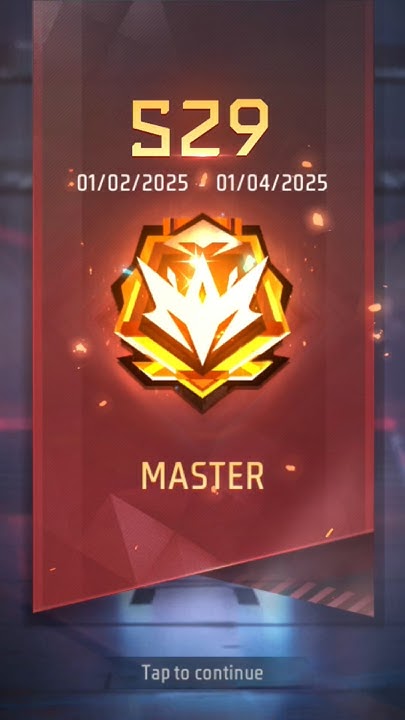 CS S29 END WITH MASTER RANK LET'S GO #freefire #gaming - YouTube