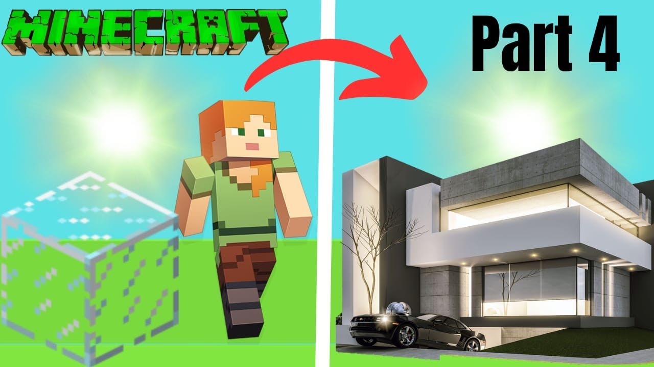 We made mirror house in Minecraft part 4 and Minecraft me hamne mirror ...