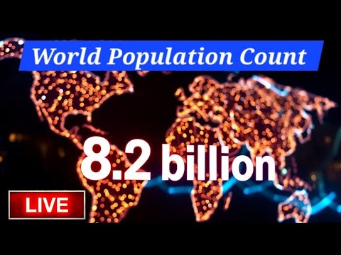 LIVE: 2025 World Population Count - YouTube
