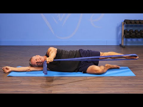 Side Lying Bend and Stretch with Flex-Band® - YouTube