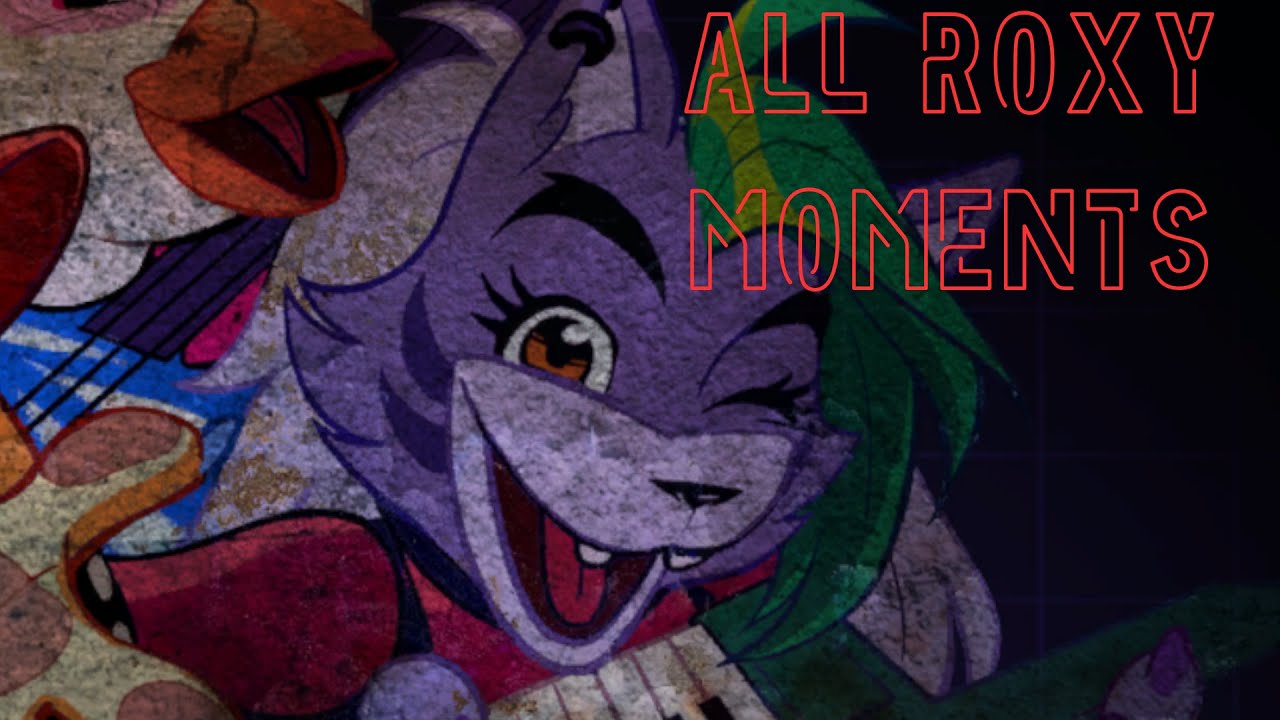 Every time we see Ruined Roxy in the FNaF Ruin DLC - YouTube