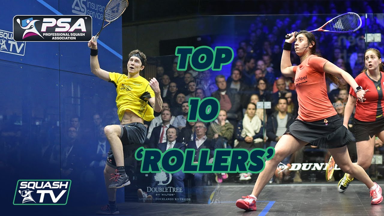 Squash: Top 10 'Rollers' - YouTube