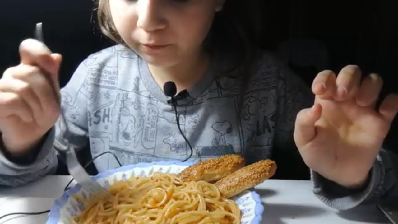 MAKARNA ASMR | Spaghetti ASMR | Türkçe ASMR | Eating sounds - YouTube