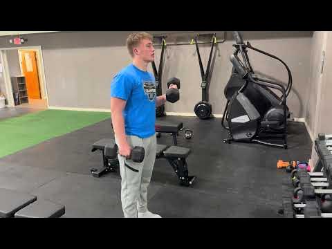 Standing Alternating DB Curls - YouTube
