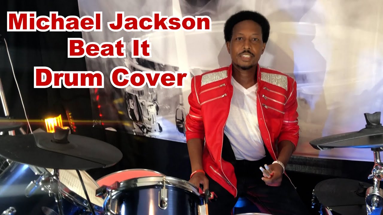 Michael Jackson - Beat It (Drum Cover) #michaeljackson #mj #thriller # ...