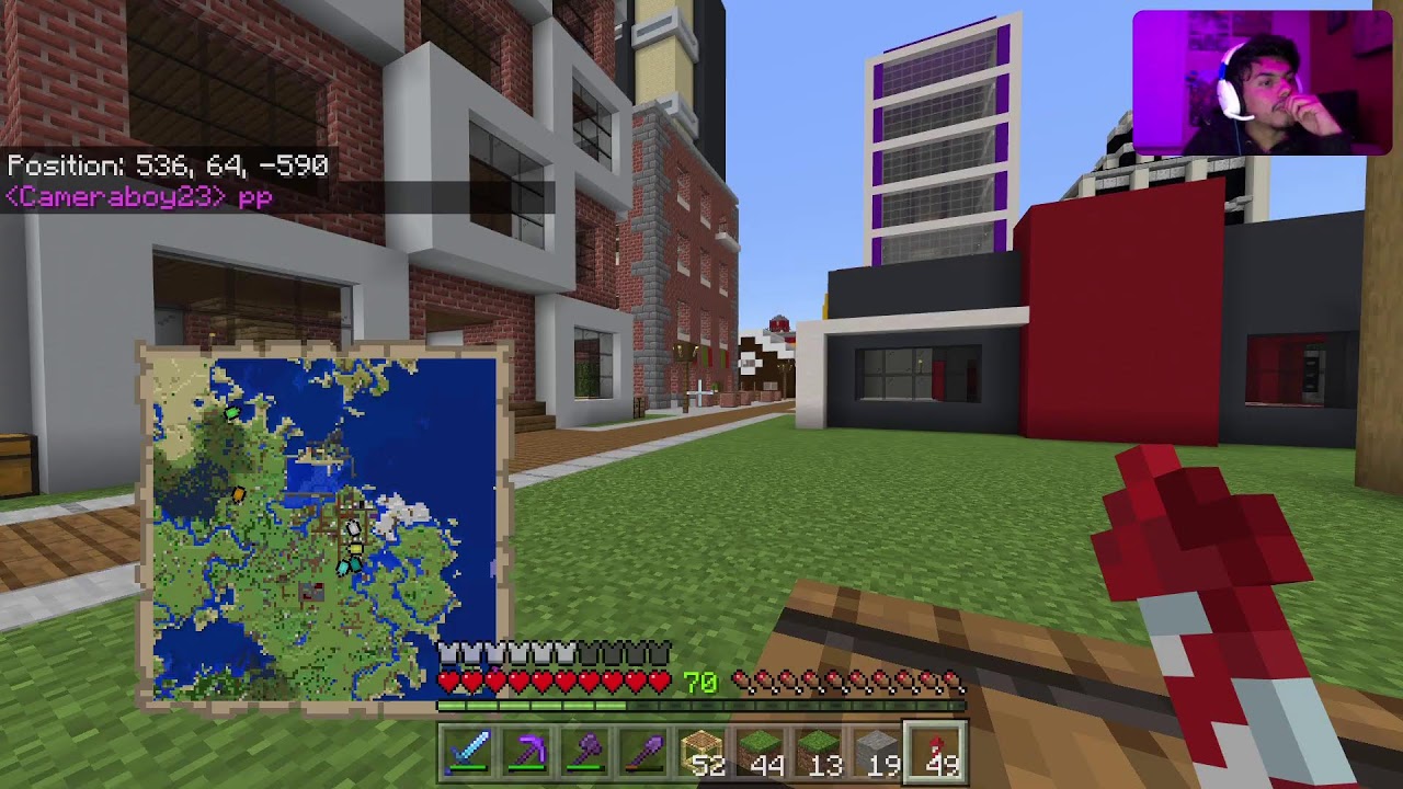 Minecraft Bedrock PS5 Survival #145 - Building A City (Playing With ...