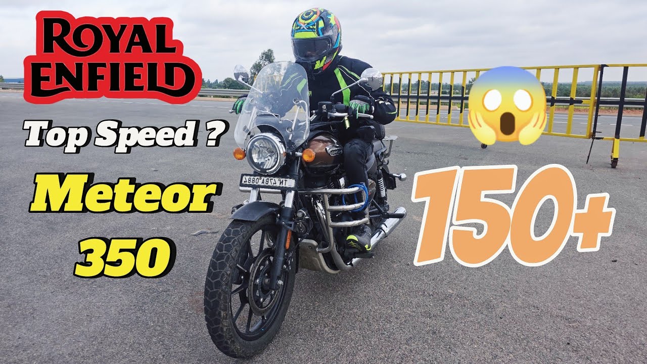 Royal Enfield Meteor 350 Top speed 😱 - YouTube