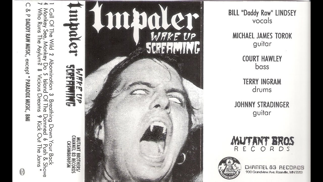 Impaler - Wake Up Screaming - Mutant Brothers/Channel 83 Records (1990 ...