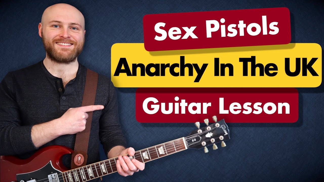 Anarchy In The Uk By Sex Pistols Guitar Lesson Solo Tutorial Youtube
