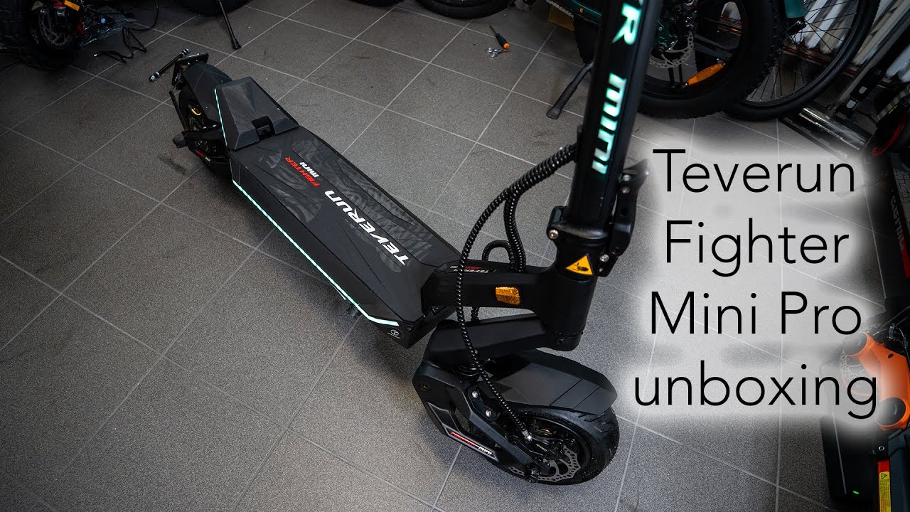 Teverun Fighter Mini Pro - velká koloběžka v malém balení 👌. Unboxing 📦 ...