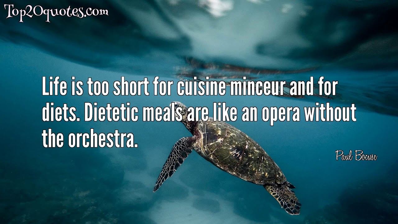 💧 Top 6 Quotes of Paul Bocuse - Chef - YouTube