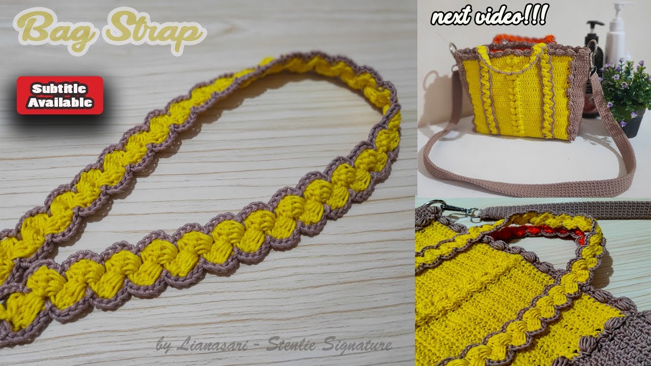 Tali Tas Rajut untuk Pemula - YouTube