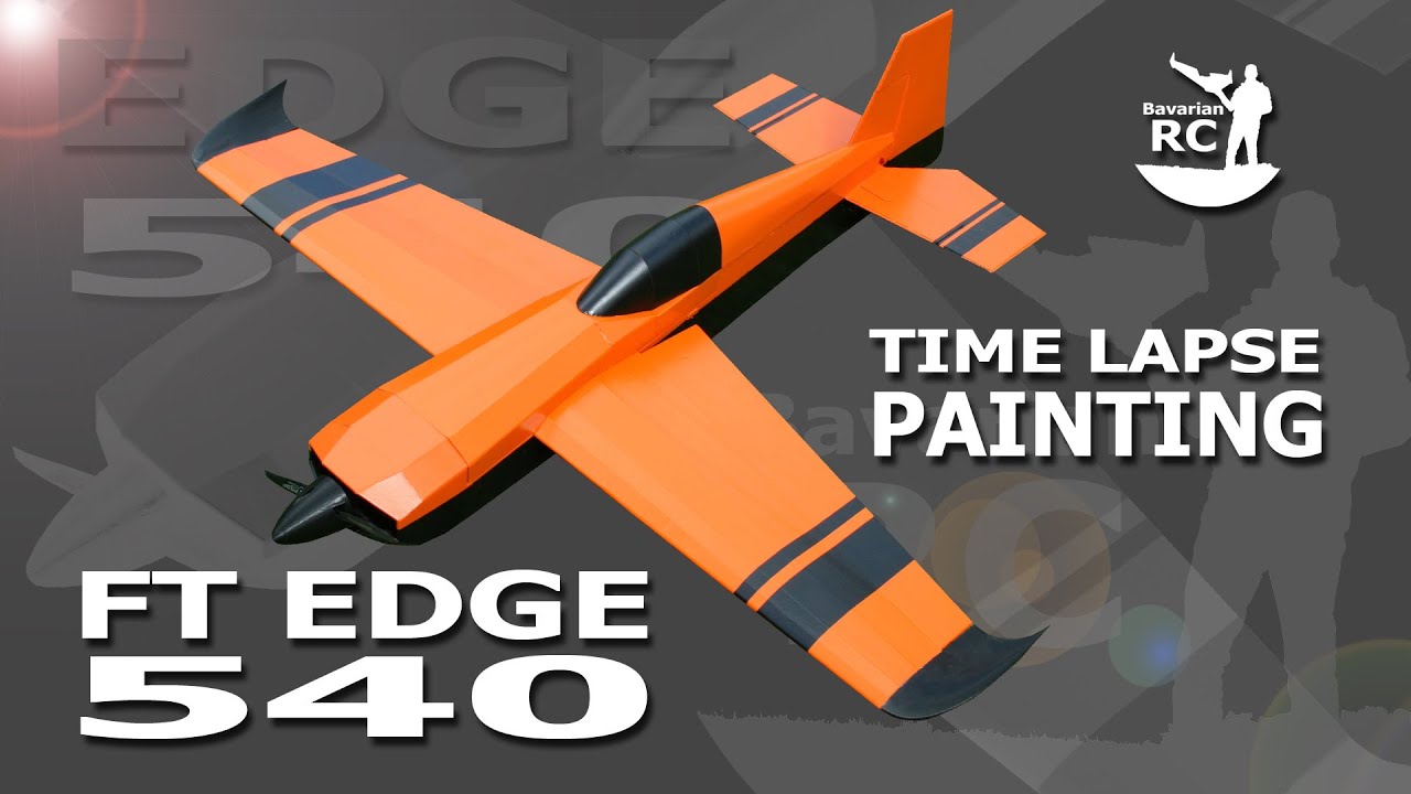 Painting the Flite Test FT Edge 540 - Time Lapse - YouTube