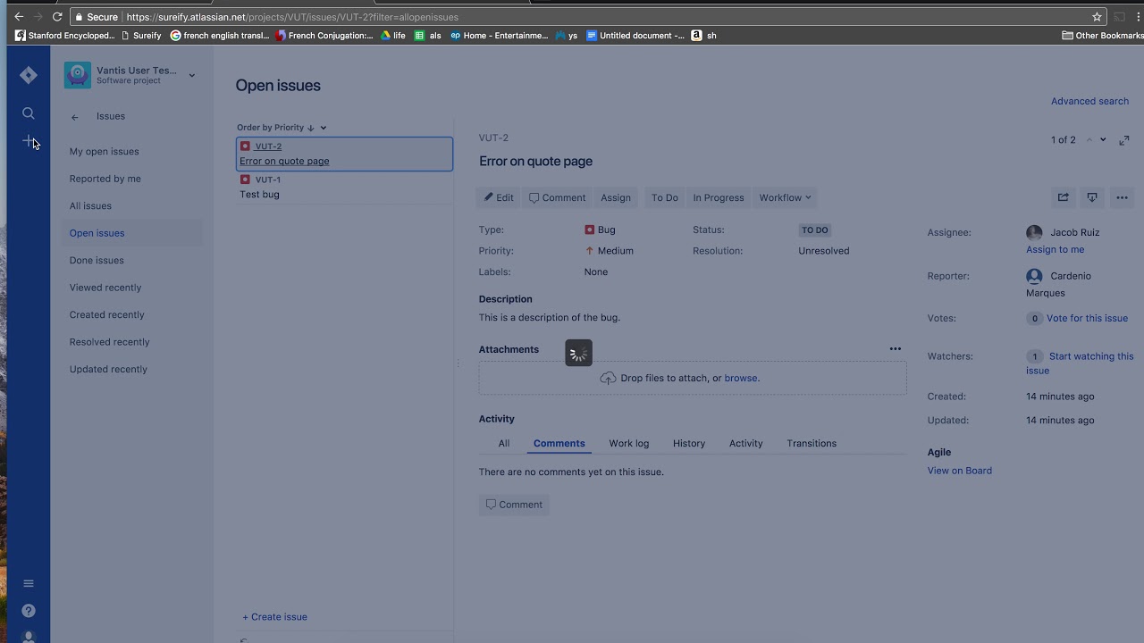 Logging bugs in Jira tutorial - YouTube