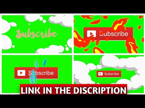 Top Subscribe Button Animation Green Screen || Subscribe Button ...