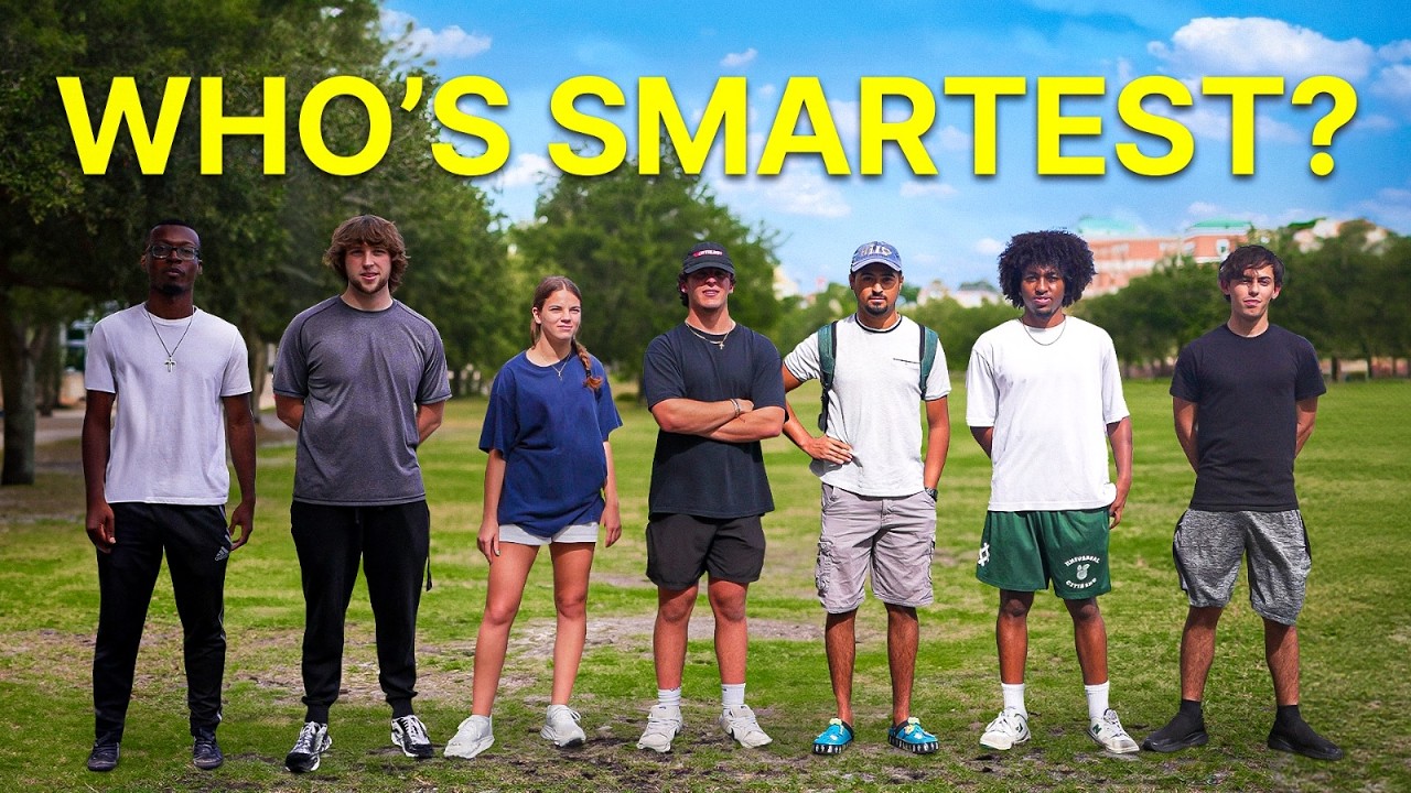 7 College Students vs. Impossible Quiz - YouTube