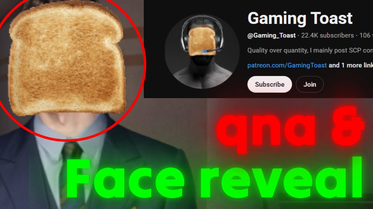 Toast face reveal & QnA + big announcement - YouTube