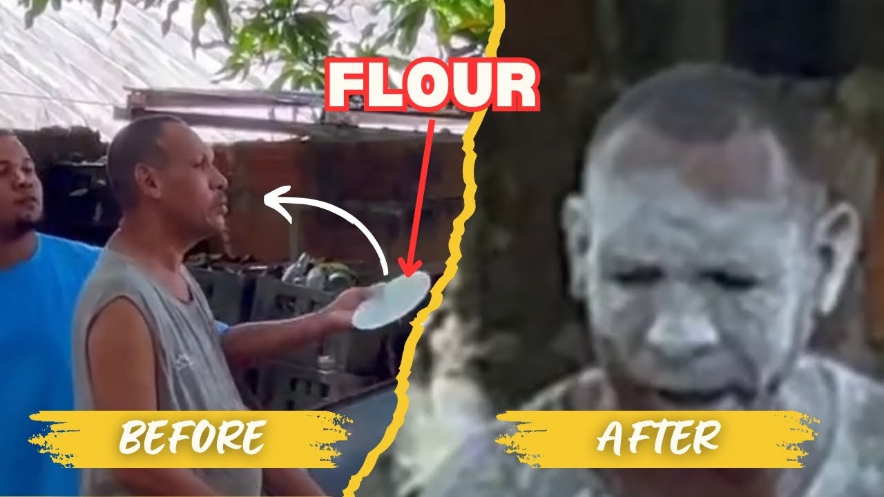Flour Smash Surprise: Hilarious Prank Gone Flour-tastically Wrong ...