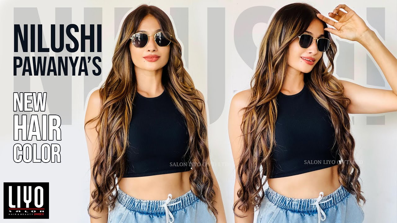 Nilushi Pawanya's New Hair Color #nilushipawanya - YouTube