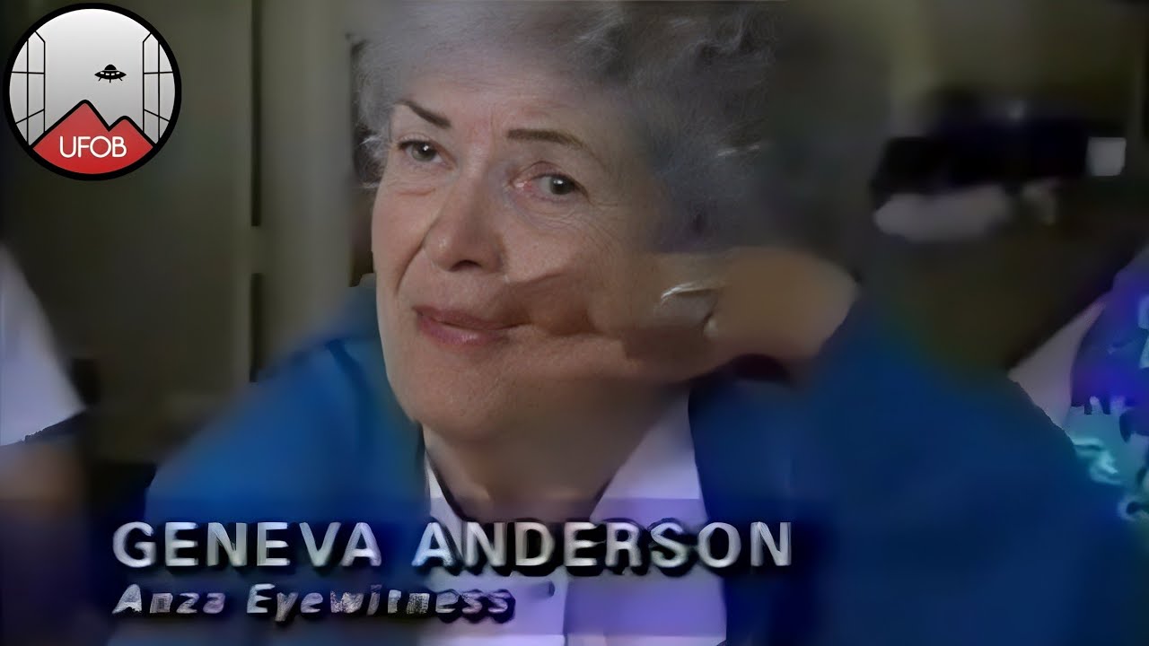 1992 🇺🇸 #UFOB [CASE] Geneva Anderson saw a UFO with beings 'walking on ...
