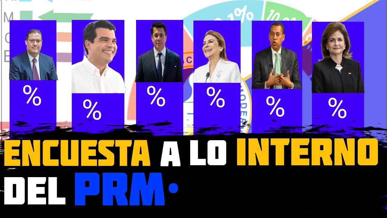 ENCUESTA INTERNA DEL PRM• VAMOS VOTEN POR EL DE SU PREFERENCIA• COMENTA ...