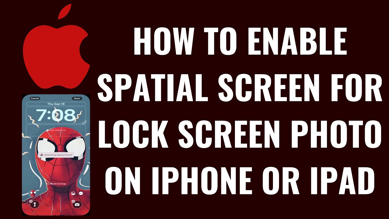 How to Enable Spatial Screen for Lock Screen Photo on iPhone or iPad ...